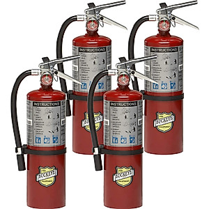 Buckeye 5 HI SA40 ABC 10914 Fire Extinguisher, Pack of 4