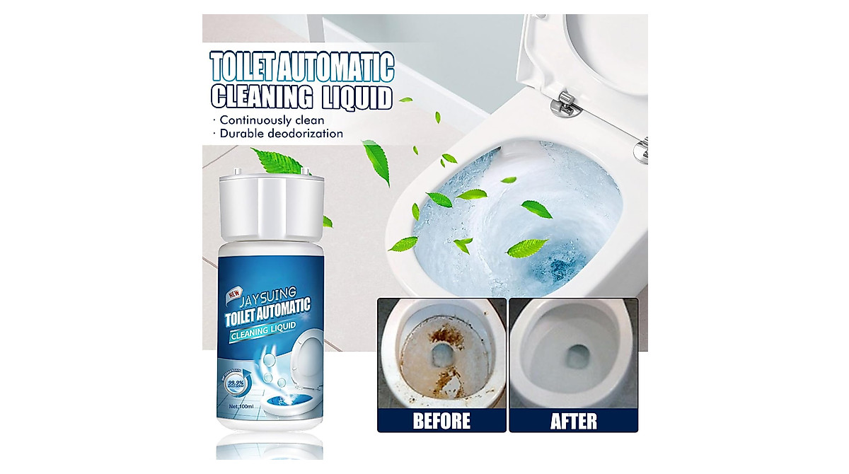 Powerful 2-Pack Splash Foam Toilet Cleaner for Deep Cleaning