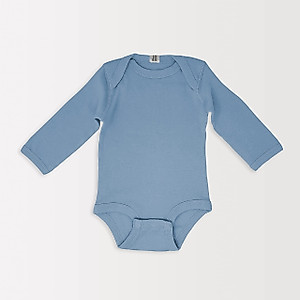 Andrew Scott Baby 4 Pack Bodysuit / 100% Soft Cotton Long Sleeve Onesie (12 Months, 4 Pack - Assorted Color)