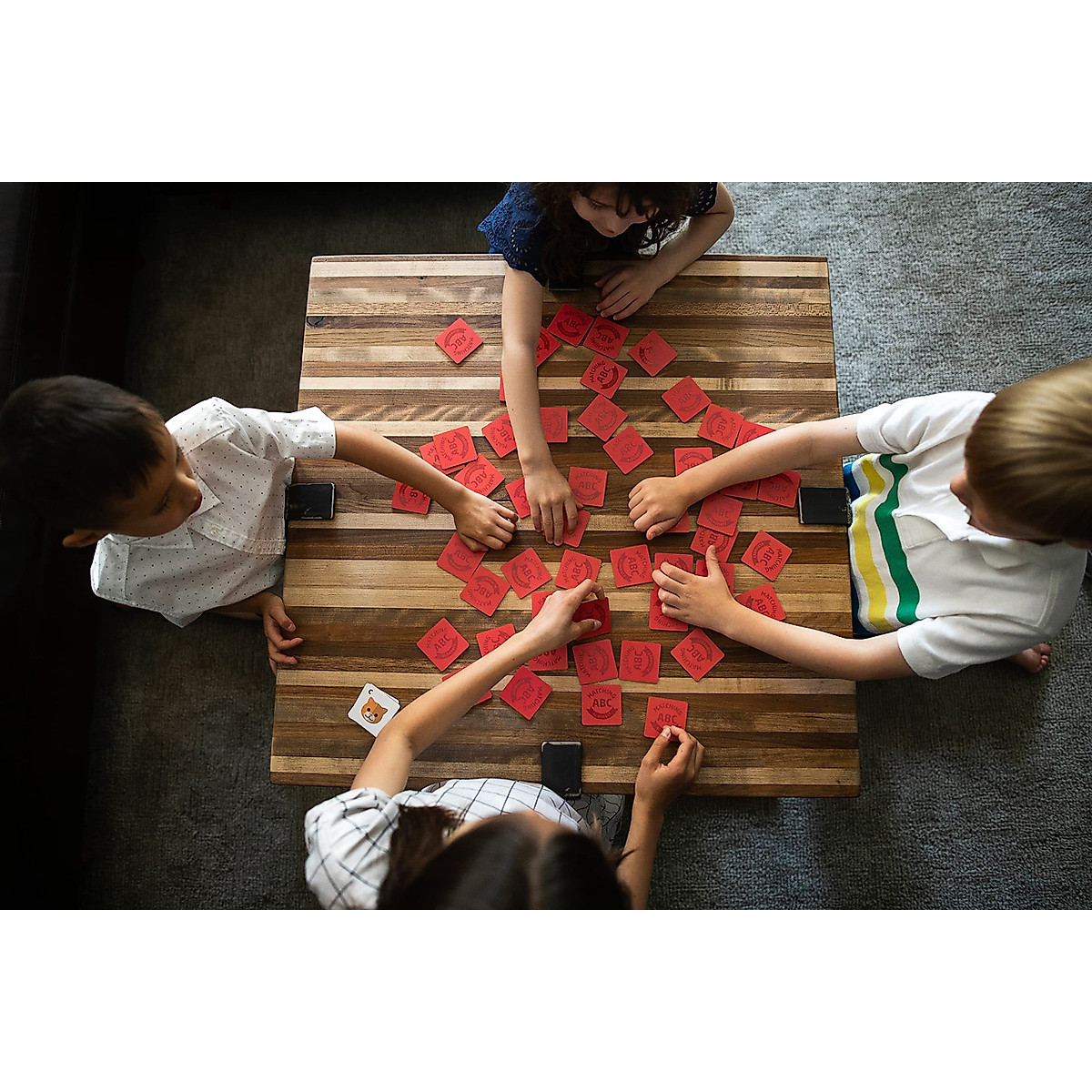 Chuckle & Roar - Matching Game Alphabet - Board Game for Kids 3 and up - Concentration Game for Toddlers - Preschool Game