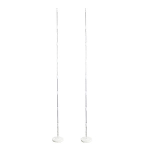 TABLECLOTHSFACTORY Set of 2 8 Ft Balloon Columns Balloon Stand Kit For Wedding Party Decoration