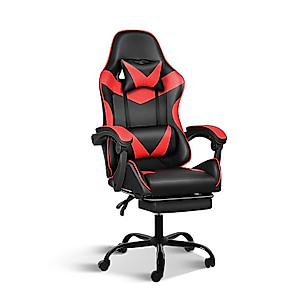 YSSOA Backrest and Seat Height Adjustable Swivel Recliner Racing Office Computer Ergonomic Video Game Chair