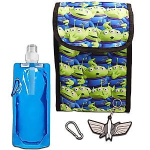 Toy Story Backpack with Lunch Box Set - Buzz Lightyear Backpack for Boys, Toy Story Lunch Box, Water Bottle, Stickers, Rex-Man Door Hanger | Buzz Lightyear Backpack for Kids