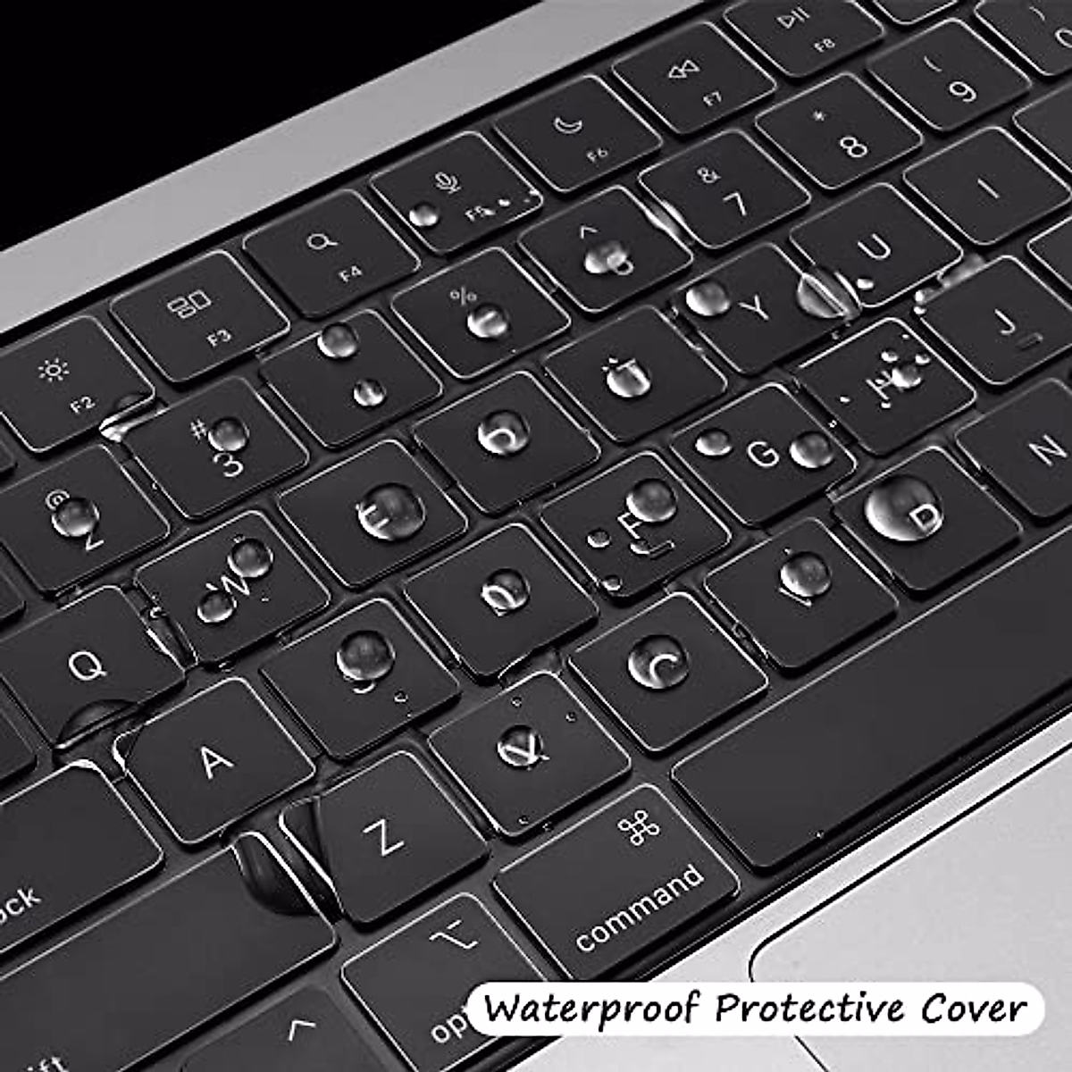 Arisase Ultra Thin TPU Keyboard Cover Skin for Newest MacBook Air 15.3" with M2 Chip 2023-Released (Model: A2941) Soft Laptop Protective Accessories US Layout (Clear)
