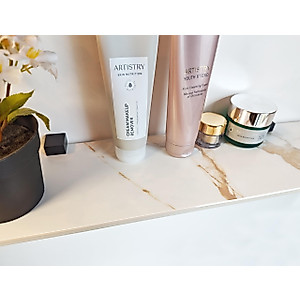 TriHDsArt Bathroom Shelves Floating Shelves for Wall Shelf Over Toilet,Wall Mounted Shelves for Bathroom (G12,500