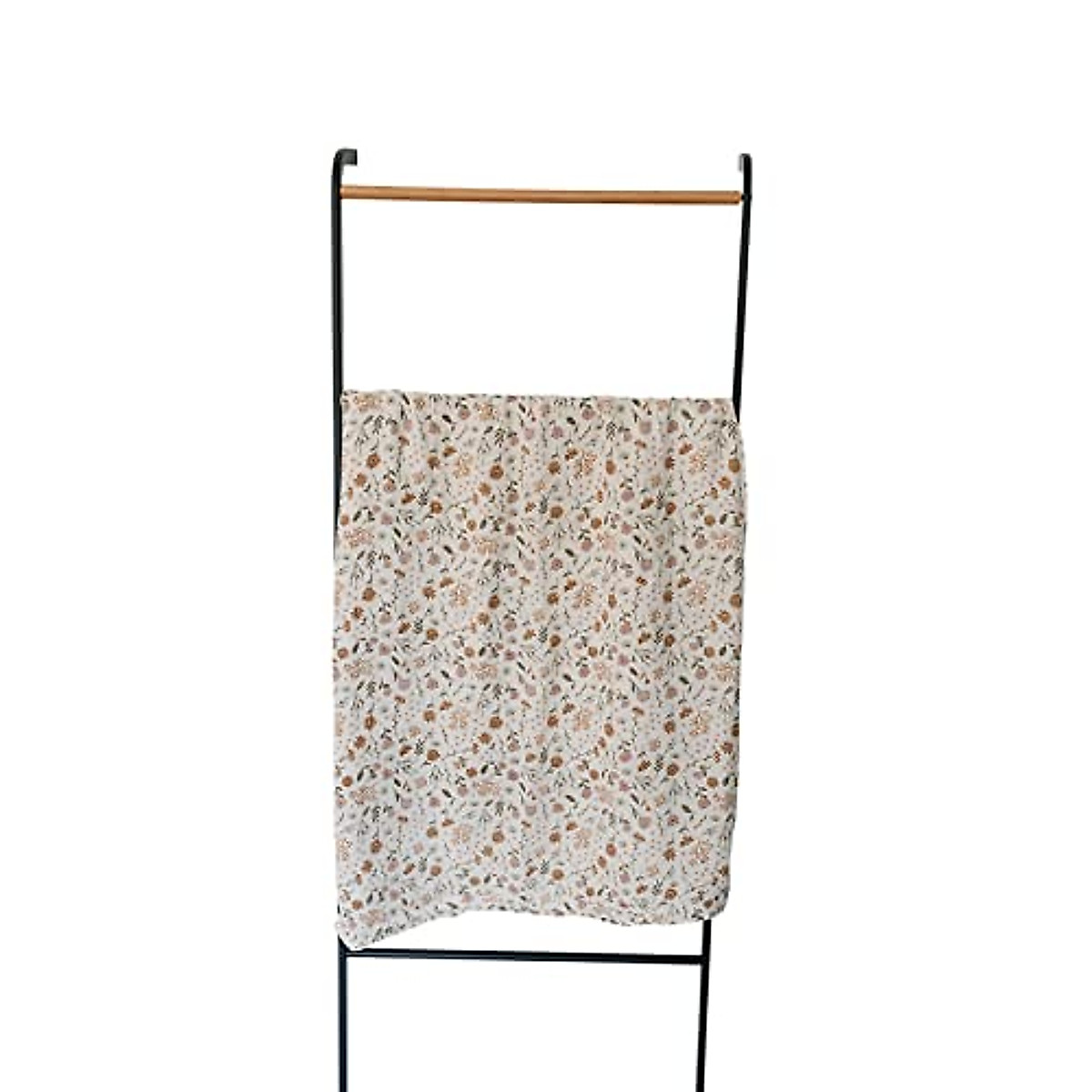 Mebie Baby Meadow Floral Muslin Swaddle, Modern and Neutral Swaddle Blanket for Baby Girl or Boy, Soft Baby Blankets, Newborn Swaddle Blanket, 0-3 Month, Comfy Wrap, Baby Essentials & Gifts