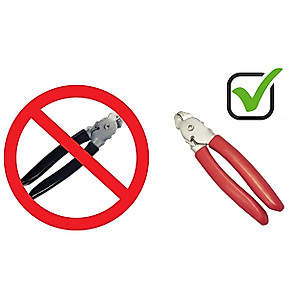 3/8 Stainless Steel Hog Rings for Crab pots, Cages, Traps, Fencing, Sausage Casings, Rabbit Cages (100 Count bag-3oz)