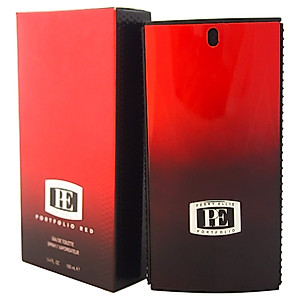 Perry Ellis Portfolio Red Eau de Toilette Spray for Men, 3.4 Ounce, Opi Nail Lacquer-amazon Amazoff