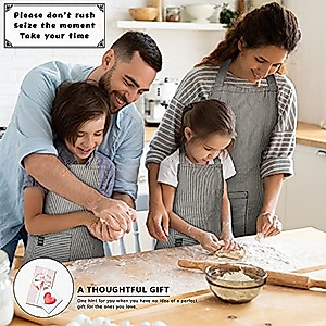 TeddSnow Daily Kids Apron, Toddler Cotton Adjustable Bib Chef Apron with Pocket, For Children Age 2 to 5 years, Boys Girls