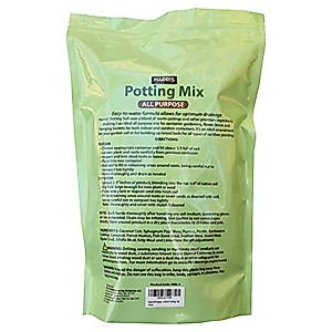 Harris All Purpose Premium Potting Soil Mix with Worm Castings and Other Nutrients, 4 Quarts