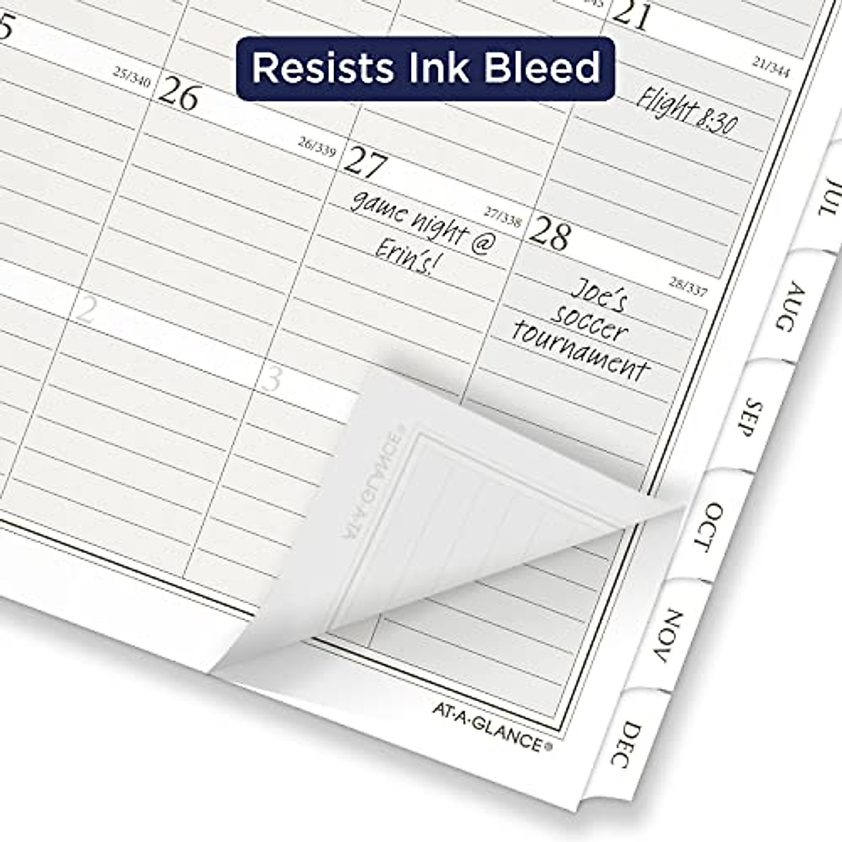 AT-A-GLANCE 2023 Daily Planner Refill, Hourly, 5-1/2" x 8-1/2", 12010 Day-Timer, Size 4, Desk Size, Two Pages Per Day, Loose Leaf, Monthly Tabs (481-225)