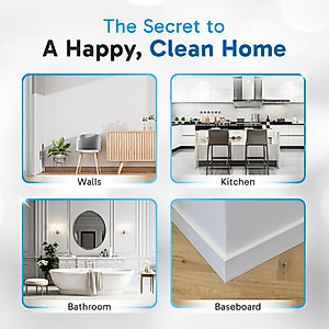 (20 Pack) Extra Large Eraser Sponge - Extra Thick, Long Lasting, Premium Melamine Sponges in Bulk - Multi Surface Power Scrubber Foam Cleaning Pads - Bathtub, Floor, Baseboard, Bathroom, Wall Cleaner