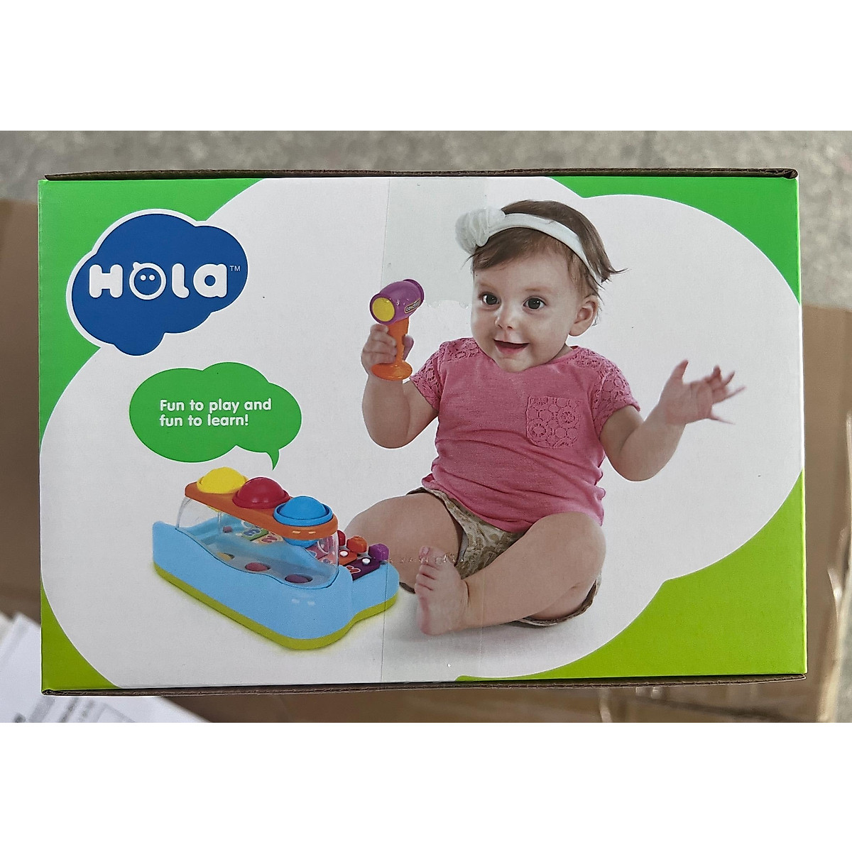 HOLA Toys for 1 Year Old Girl Boy Birthday Gifts, Baby Toys 12-18 Months Pound & Tap Hammer Xylophone Toys for Toddlers 1-3 Boys Girls, Baby & Toddler Toys Age 1-2 3, 1 Year Old Boy Girl Toys Gifts