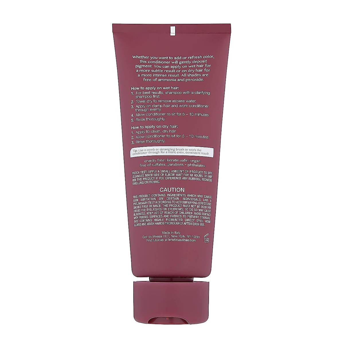 Kristin Ess Color Depositing Conditioner ? Dark Mauve ? 6.7oz