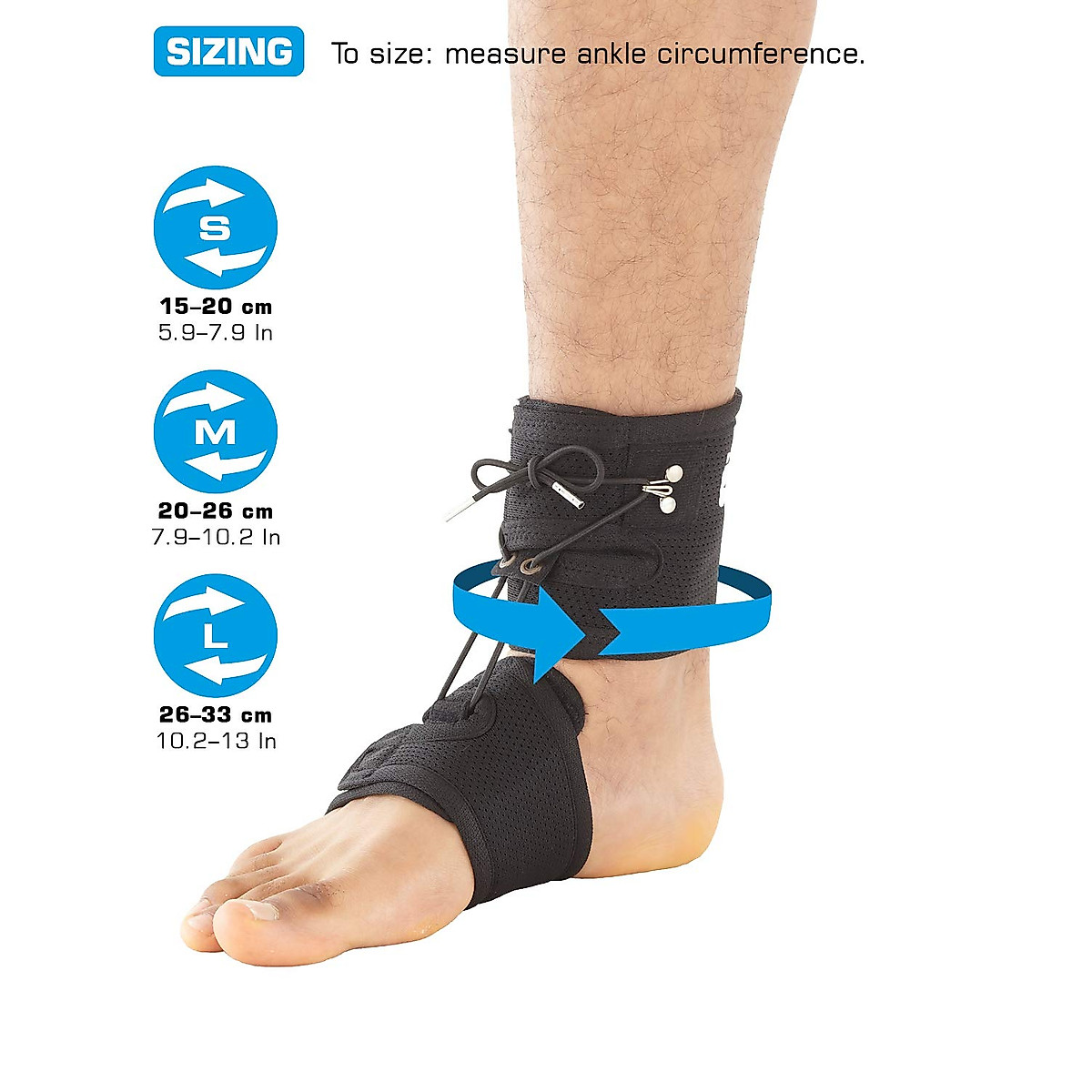 Neo-G Drop Foot Daily Support & Relief – Helps with Drop Foot, Nerve Injury, Foot Position, Relieve Pressure, Ankle & Foot Orthosis – Class 1 Medical Device - L - Black