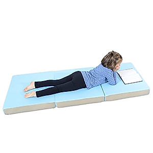 Milliard Toddler Nap Mat Bed Tri Folding Mattress with Washable Cover (24 inches x 57 inches x 3 inches)