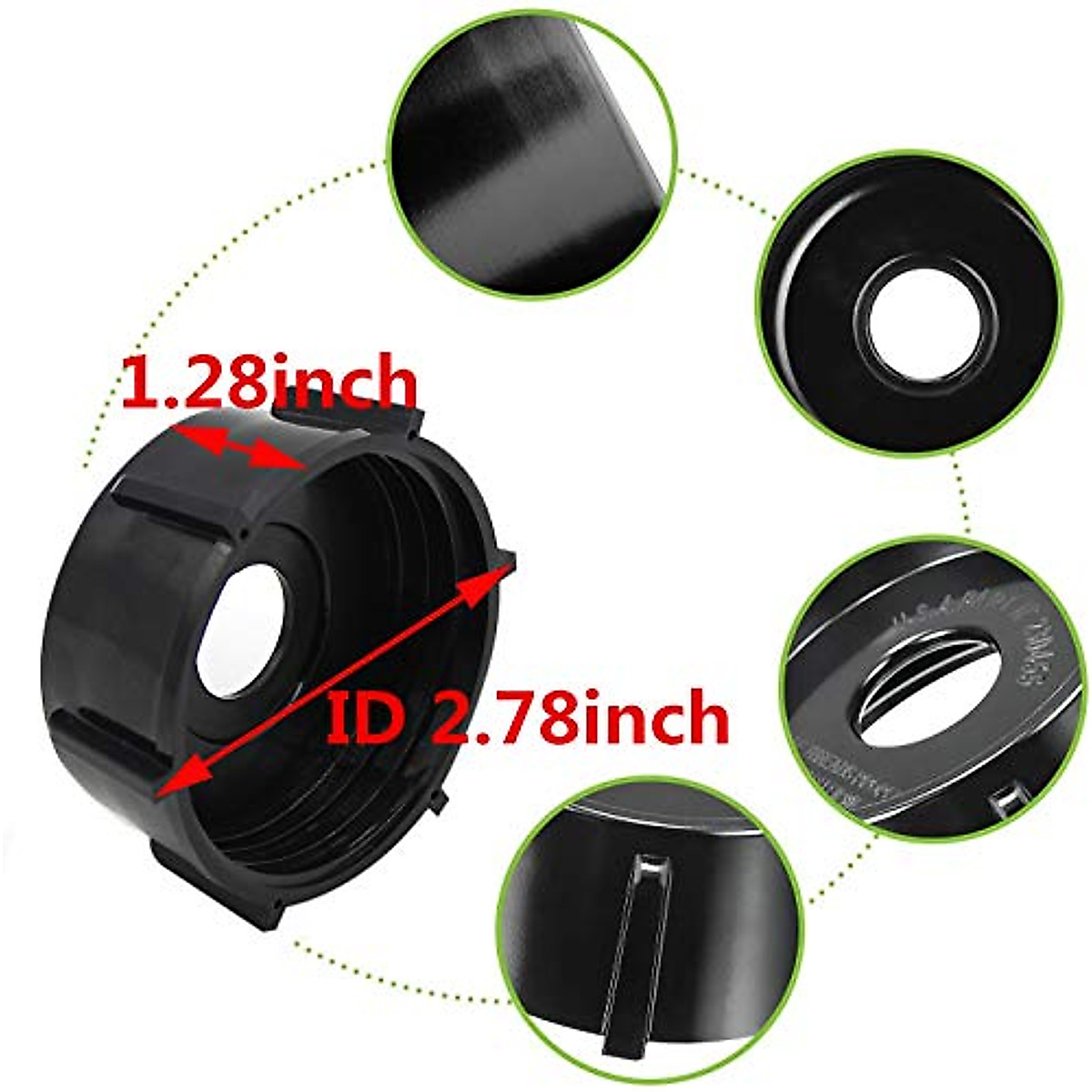 Anbige Replacement Parts Oster 004902-003-NP0 Blender Jar Bottom Cap, Compatible with Oster and Osterizer Blenders