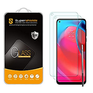 (2 Pack) Supershieldz Designed for Motorola Moto G Stylus 5G [Not Fit for 2022 Model] Tempered Glass Screen Protector, Anti Scratch, Bubble Free