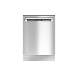 Honeywell 24 Inch Dishwasher with 14 Place settings, 6 Washing Programs, Stainless Steel Tub, UL/Energy Star- Stainless Steel