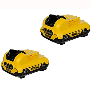 DEWALT DCB122 12V 2.0Ah Lithium-ion Batteries - 2 Pack