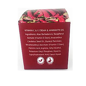 Dr Raymond Schep Anti Aging Vitamin C and E Cream with Amaranth Oil. Moisturizes and Restores Skin to Youthful Appearance.