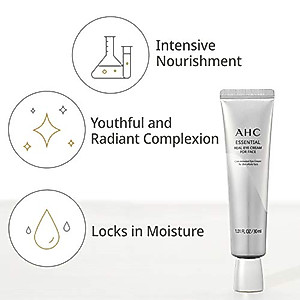 AHC Aesthetic Hydration Cosmetics Facial Moisturizer Essential Eye Cream for Face AntiAging Hydrating Korean Skincare OZ, 0.33 Ounce