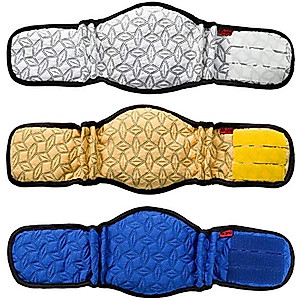 Mkono Male Dog Belly Band Wraps Washable Dog Diapers Male for Small and Medium Dogs(3 Pack)