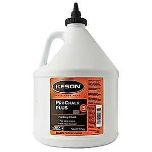 Keson PM105BLACK - Marking Chalk Waterproof Black 5 lb.