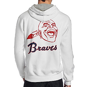Memoy Men's Atlanta Baseball Brave Trends Pullover XXL White