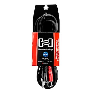 Hosa Stage and Studio Patch Cable, 1/4" TS to Dual RCA (CPR206)