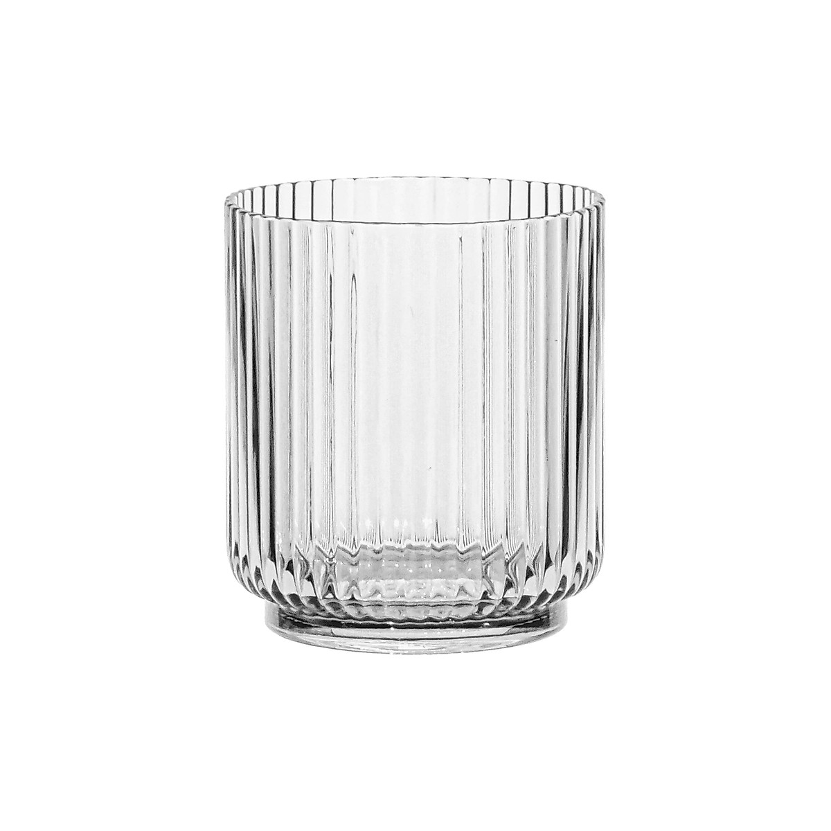 TarHong Mesa Premium Plastic Drinkware Tumbler/Double Old Fashioned, 15 Ounce, Clear, (Set of 6)