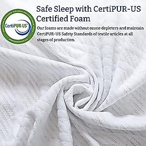 Queen Size Mattress in a Box, 8 inch Bed Mattresses, Cooling Gel Green Tea Memory Foam, Medium Firm