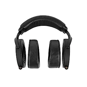 Monolith M1070 Over Ear Open Back Planar Headphones, Lightweight, Padded Headband, Plush and Removable Earpads, 106mm Planar Driver, Black