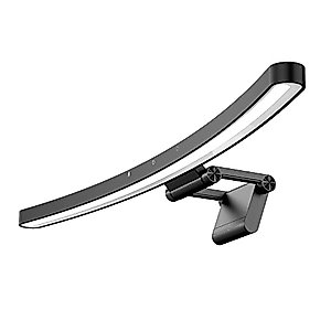MELIFO Curved Monitor Light Bar for Curved Monitor,E-Reading LED Monitor Light with 3 Color Temperature Modes Stepless Dimming,Monitor Lamp with USB Powered for Work and Office (GJS-D011)