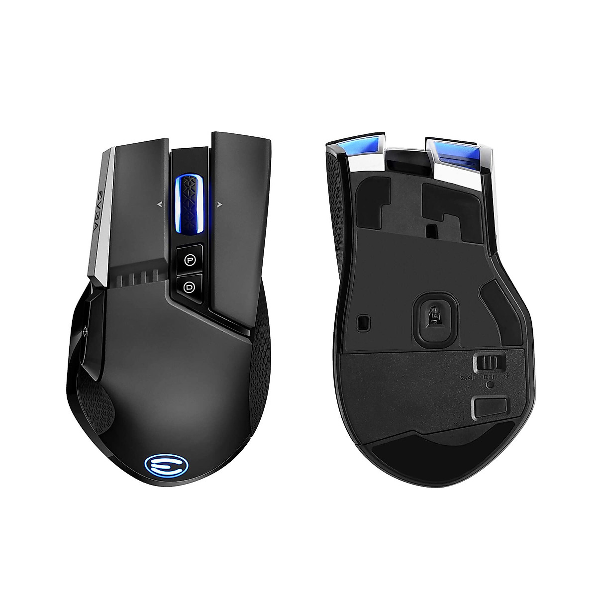 EVGA X20 Wireless Gaming Mouse, Wireless, Black, Customizable, 16,000 DPI, 5 Profiles, 10 Buttons, Ergonomic 903-T1-20BK-KR