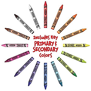 Crayola Jumbo Crayons, Assorted Colors, Great Toddler Crayons, 16 Count