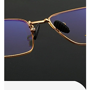 PARWANA Classic Blue Light Blocking Reading Glasses Fatigue Relieve Computer Readers Eyeglasses Flat Light Mirror (Color : C3, Size : +150)