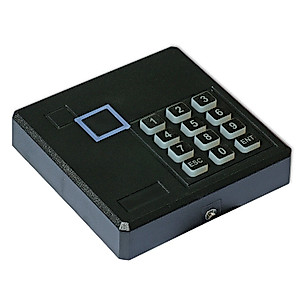 MENGQI-CONTROL Proximity RFID ID Card Door Access Control Keypad Reader 125KHz Wiegand 26/34 Bit Black Color