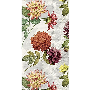 IHR Ideal Home Range Dinner Napkins Disposable 3-Ply Paper Hand Towels, 8.5" x 4.5", Gemma (Cream), 16 Count