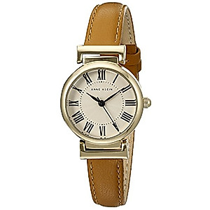 Anne Klein Women's Leather Strap Watch