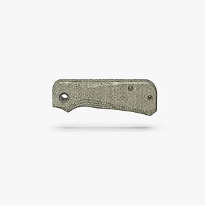 Flytanium Groove Green Canvas Micarta Scales Compatible with CIVIVI Baby Banter Knife