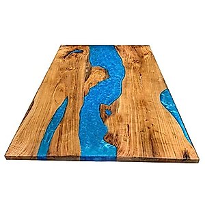 Epoxy Table, Epoxy Resin River Table, Live Edge Wooden Table, Natural Wood,Dining table, Natural Epoxy Table, Resin Table