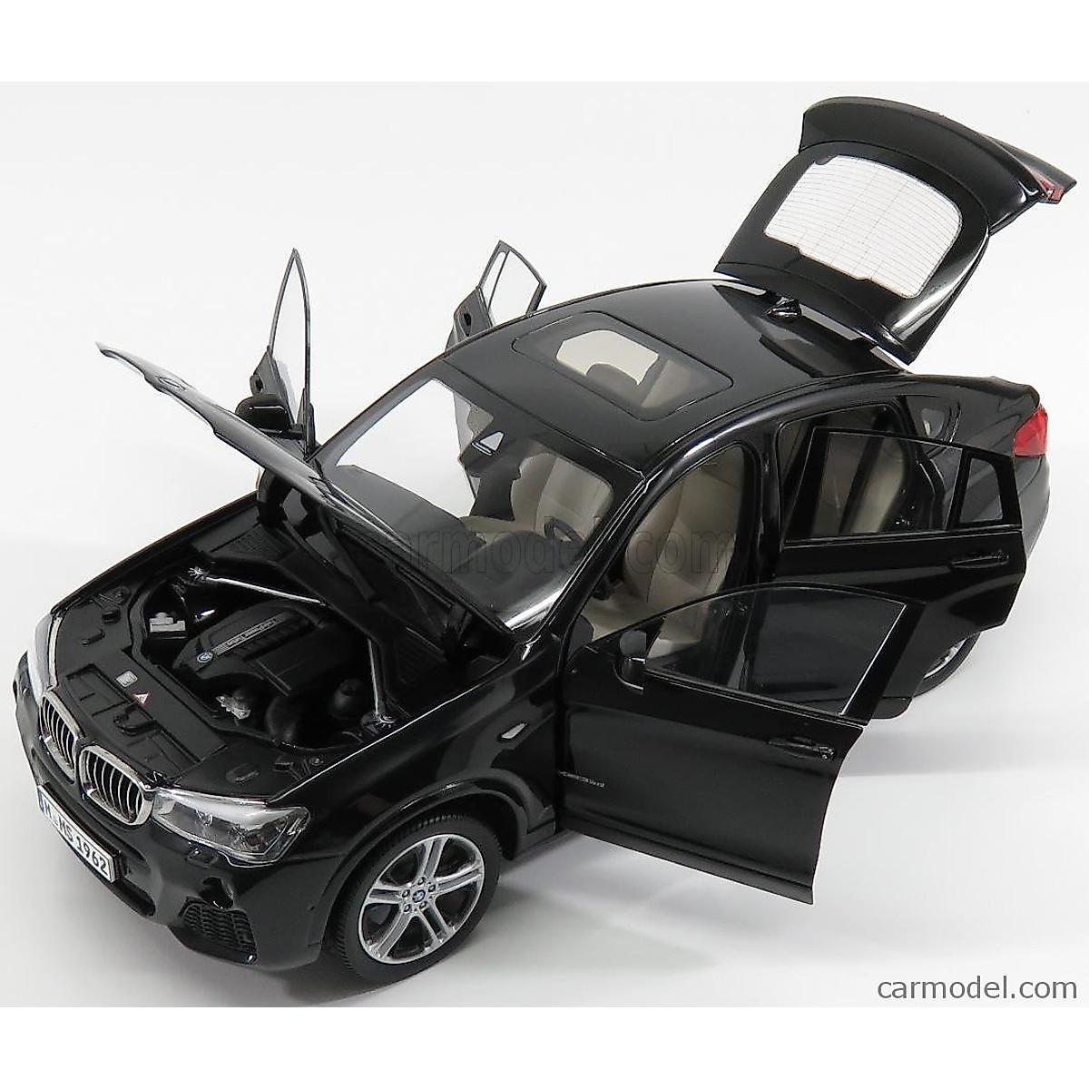 Paragon 97094 BMW X4 (F26) Sapphire Black 1/18 Diecast Model Car