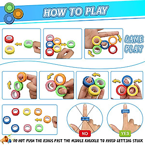 Anzmtosn 1.26 Inch Jumbo Magnetic Building Block for Kids Toddlers, Safe ABS Science Kit Large Magnets Cube Educational Learning Toy Stem Toy 3D Stacking Logical Toy Xmas Stocking Stuffer