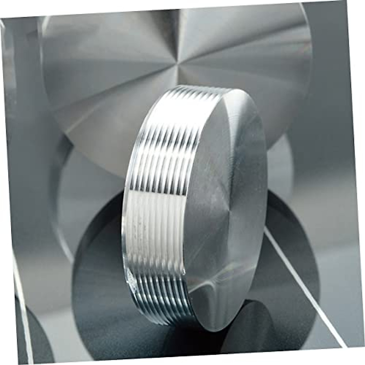 6pcs Solid Aluminum Cake Sublimation Blank Sublimation Badge Reel Blanks Aluminum Circle Disc Round Metal Coffee Table Thick Aluminum Discs Aluminum Alloy Glass Aluminum Sticker