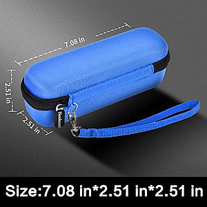 Case Compatible with Pumteck Electric Ball Pump,Smart Air Pump Portable Ball Inflation Storage Bag for GPUTEK/for Teffim/for Motorenbau, Pump Holder for Basketball Accessories - Blue (Box Only)