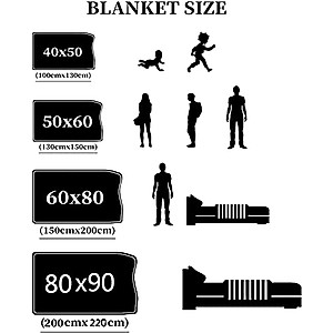 Aheykuil Funny Eeyore Blanket Classic Fashion Coral Fleece Micro 90inchesX80inches Small Large Clearance Throw Blanket, Black