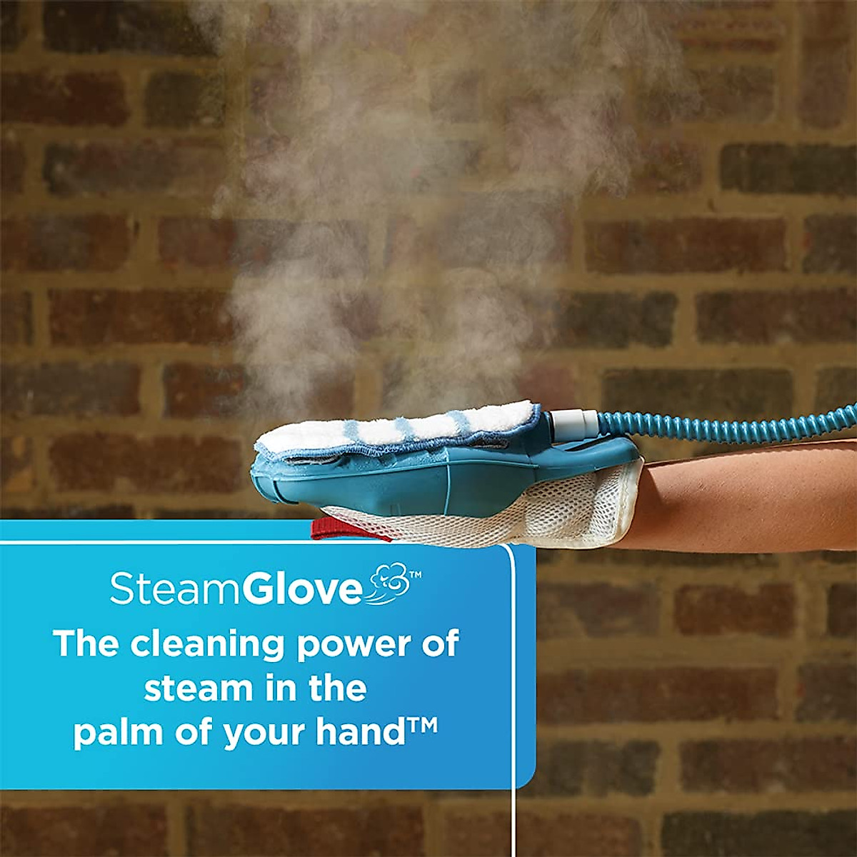 BLACK+DECKER HSMC1361SGP 7-in-1 STEAM MOP with SteamGlove Handheld Steamer