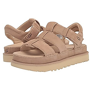 UGG Women's GOLDENSTAR Strap Sandal, Driftwood, 9