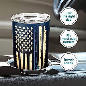 Fishing Gifts for Men - Fishing Gifts - Fathers Day Fishing Gifts for Dad, Husband, Boyfriend - Birthday, Christmas Fishing Gifts for Fisherman - Funny Fishing Gift, Fishing Coffee Mug Tumbler 20Oz